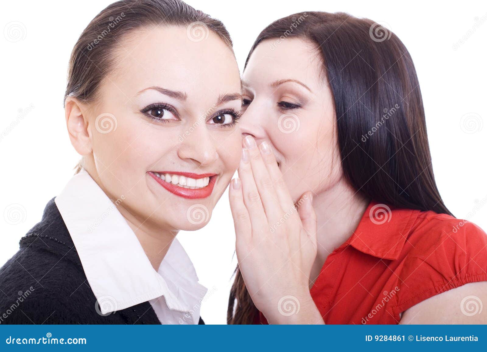 Two beautiful women stock image. Image of communication - 9284861