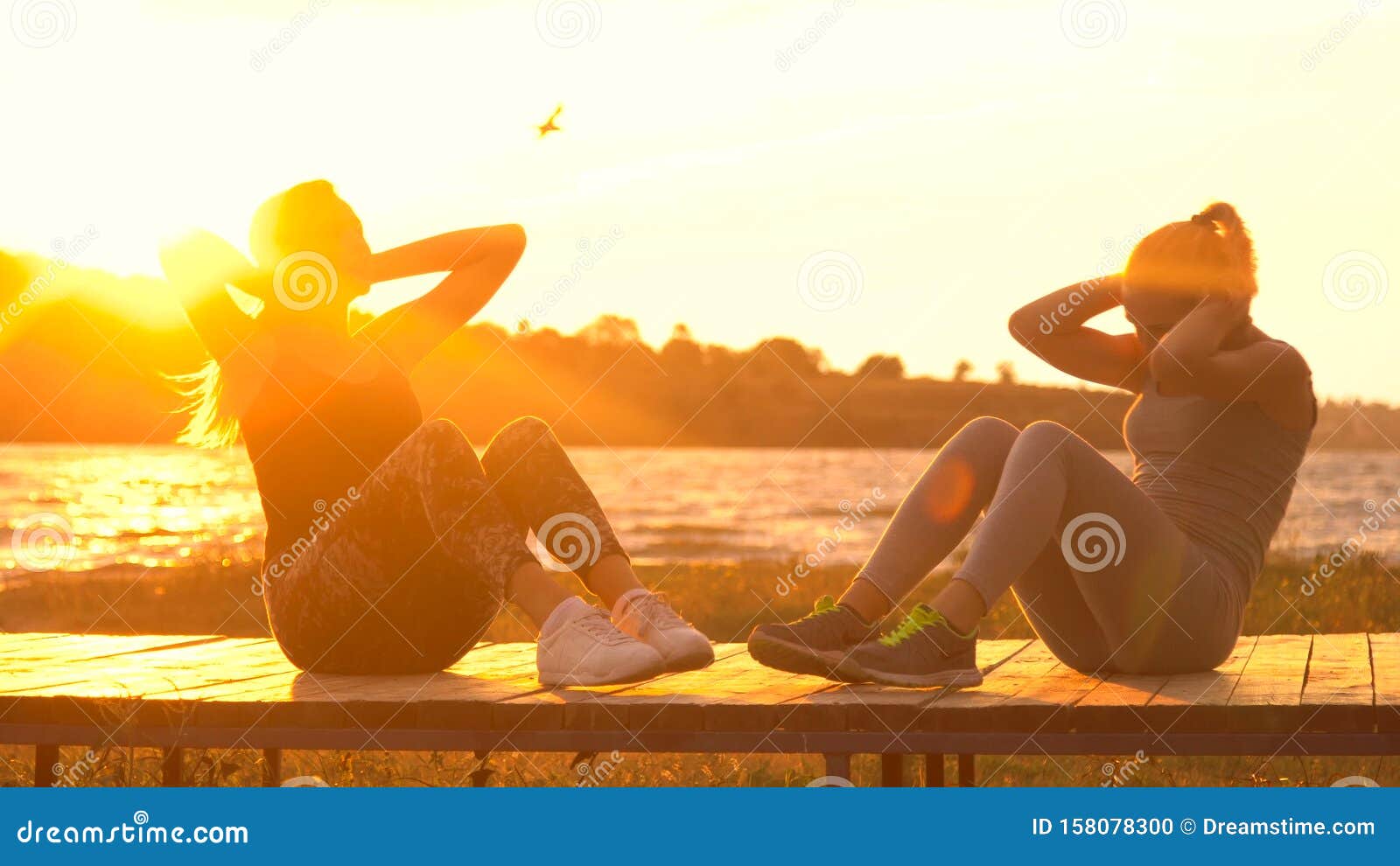 Two Beautiful Young Girl Undress Near Ocean Before Go To Lineup At
