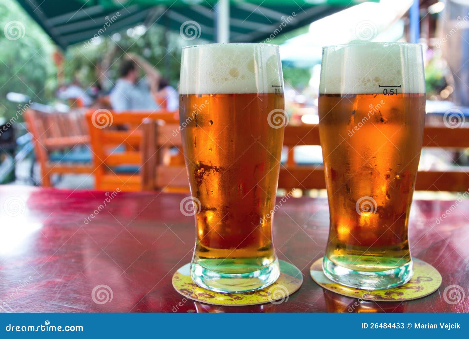 Two beer stock image. Image of cold, table, equipment - 26484433