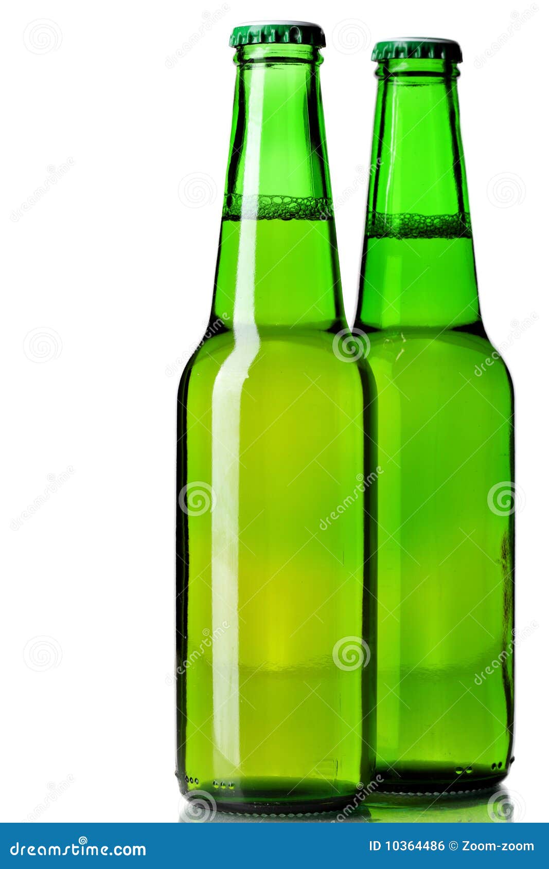 Two beer bottles stock photo. Image of booze, closeup - 10364486