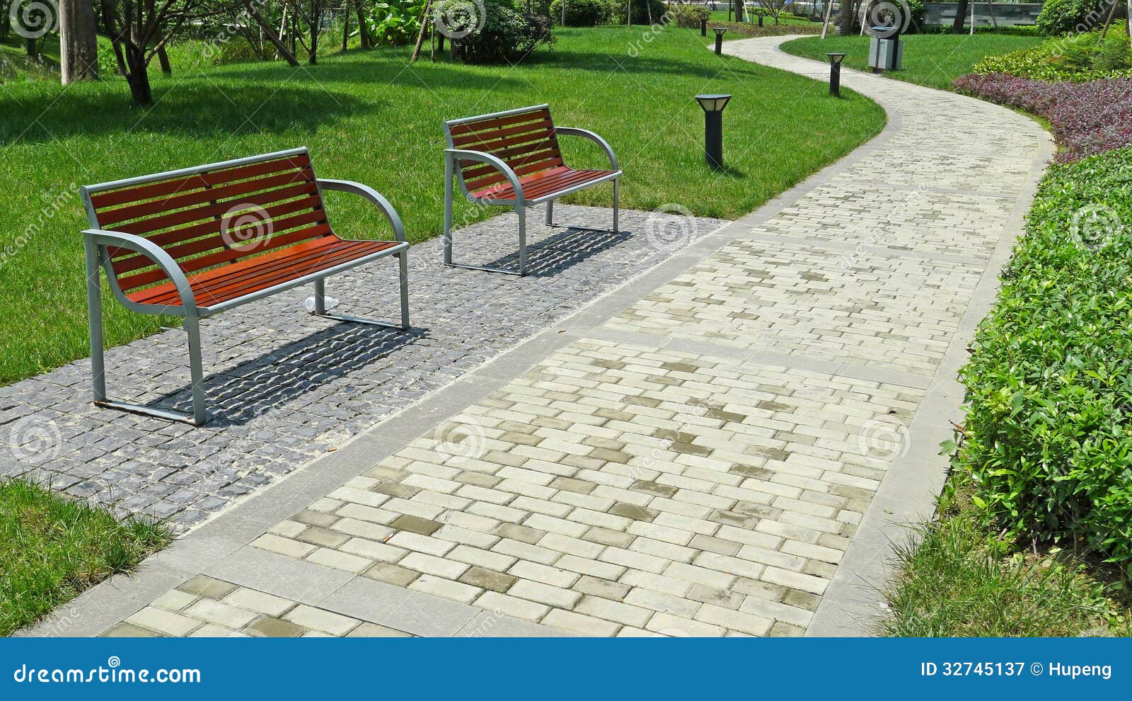 Benches And Path View Of Ballybunion Beach Stock Image | CartoonDealer ...