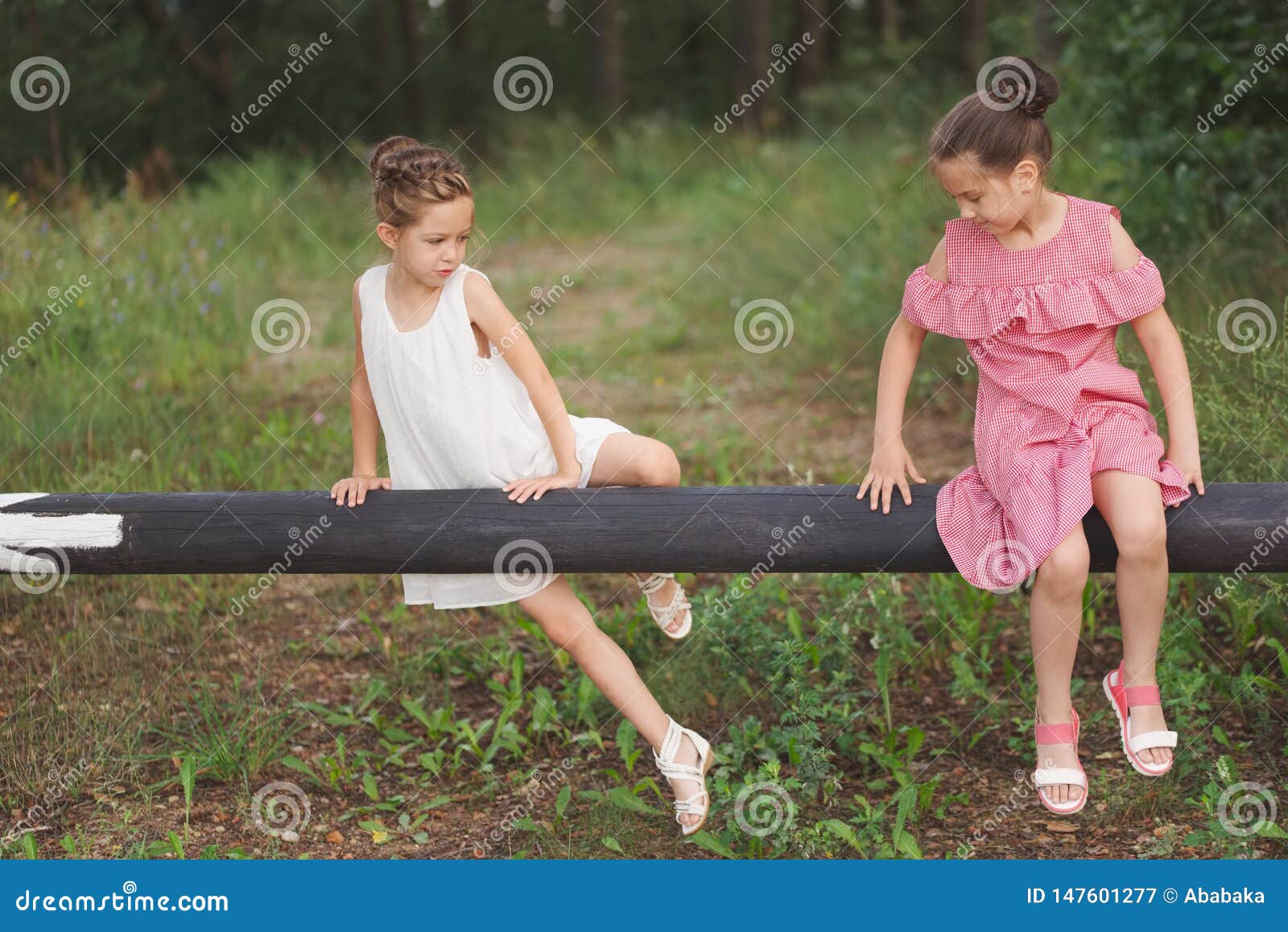 Best Happy Friends Playing in Summer Park Stock Image - Image of family ...