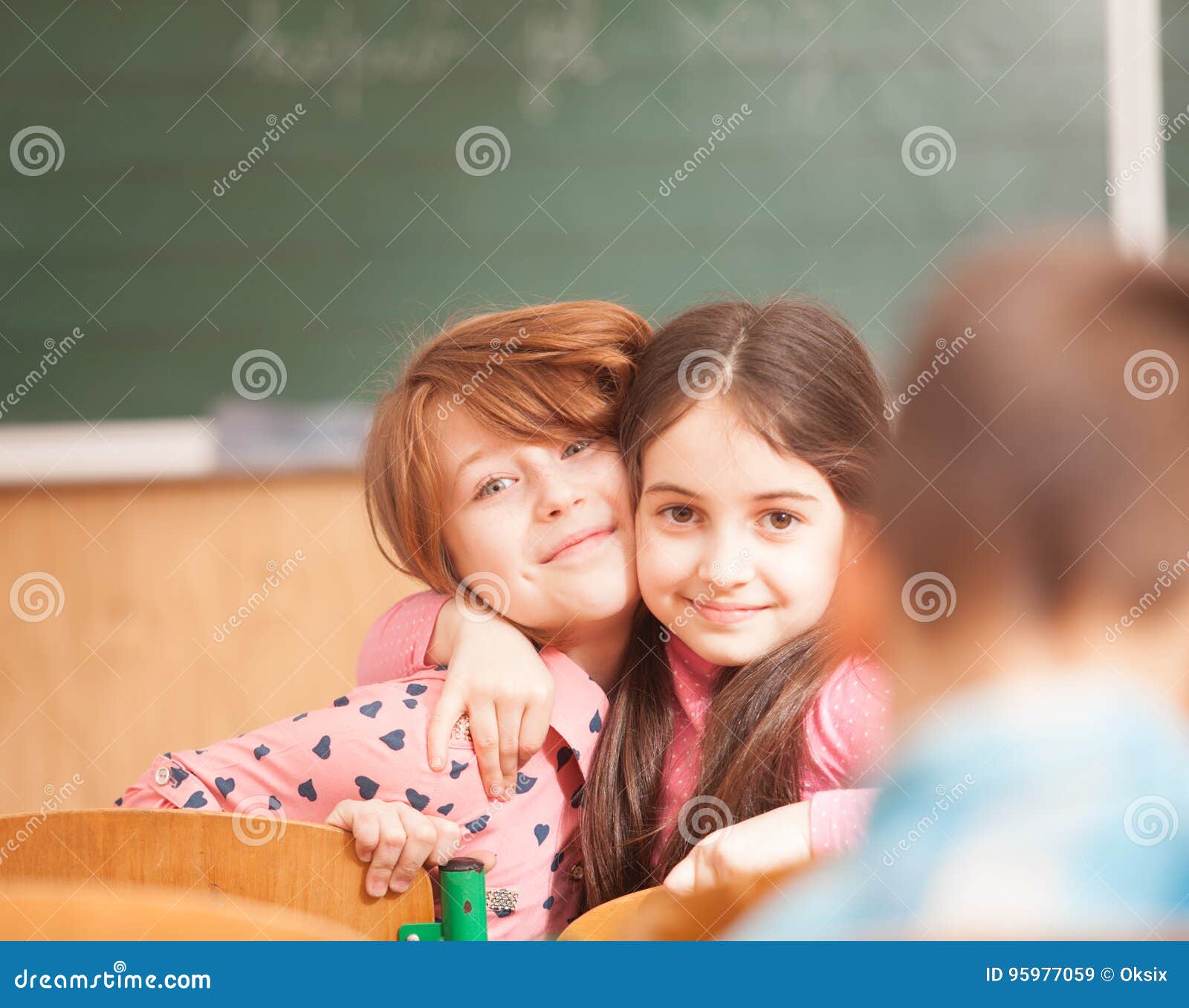 Two Best Girlfriends Hugging Stock Image - Image of hugging, cuddle ...