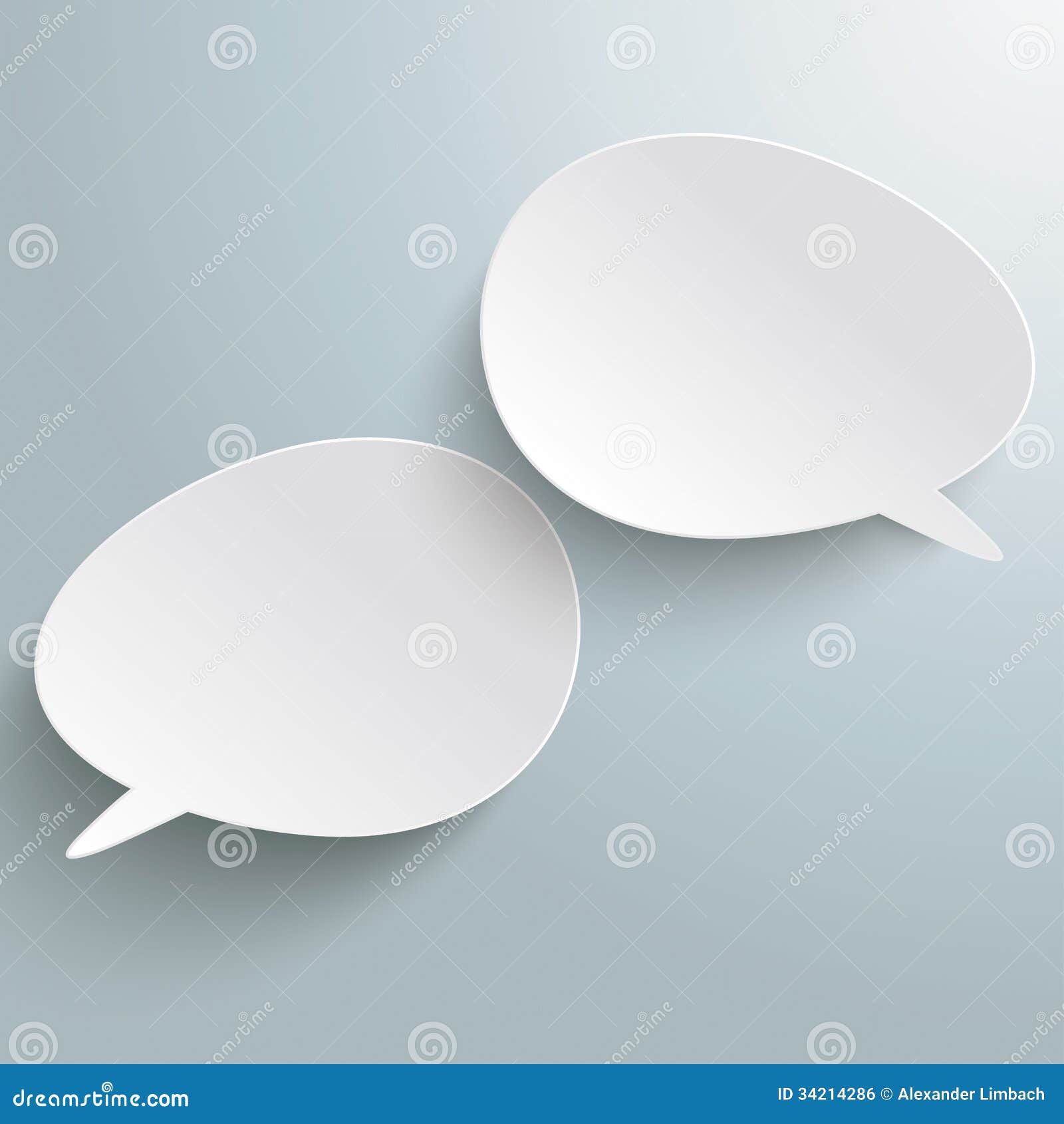 Bevel Speech Bubbles Refutation Header Infographic Vector Illustration ...