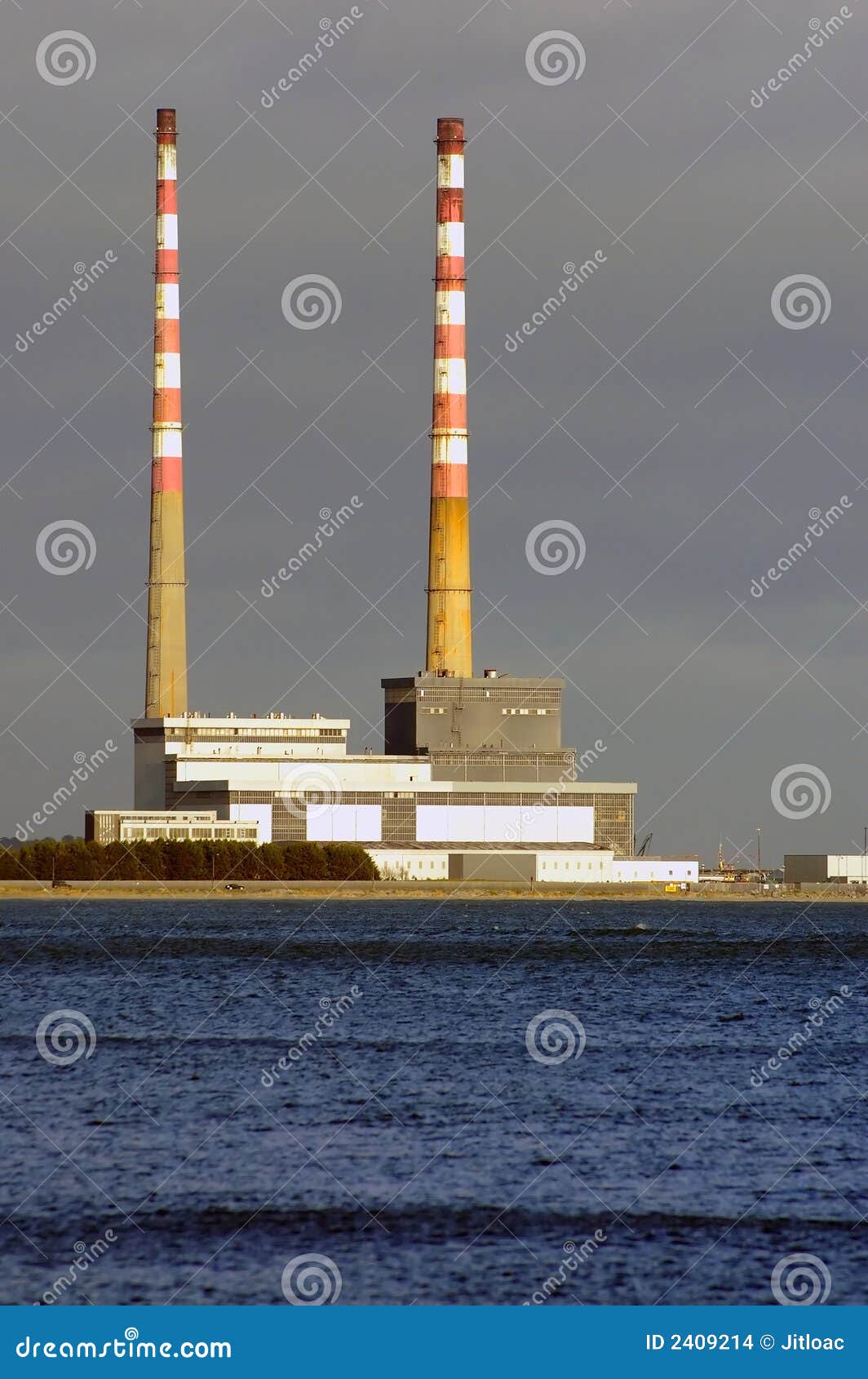 Two big factory pipes stock photo. Image of environment - 2409214