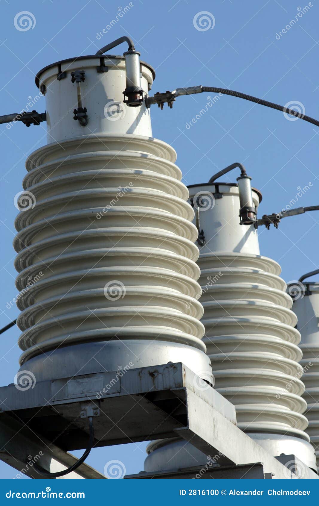 Two big insulators stock photo. Image of petticoat, energy - 2816100