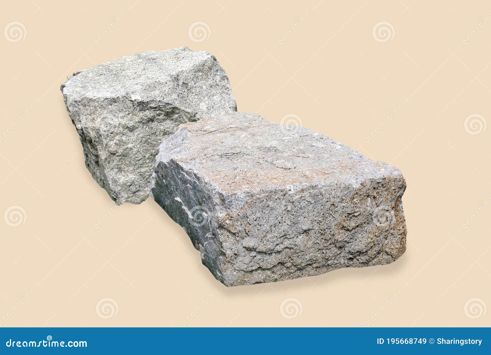 Two big stone on grass stock image. Image of tranquil - 195668749