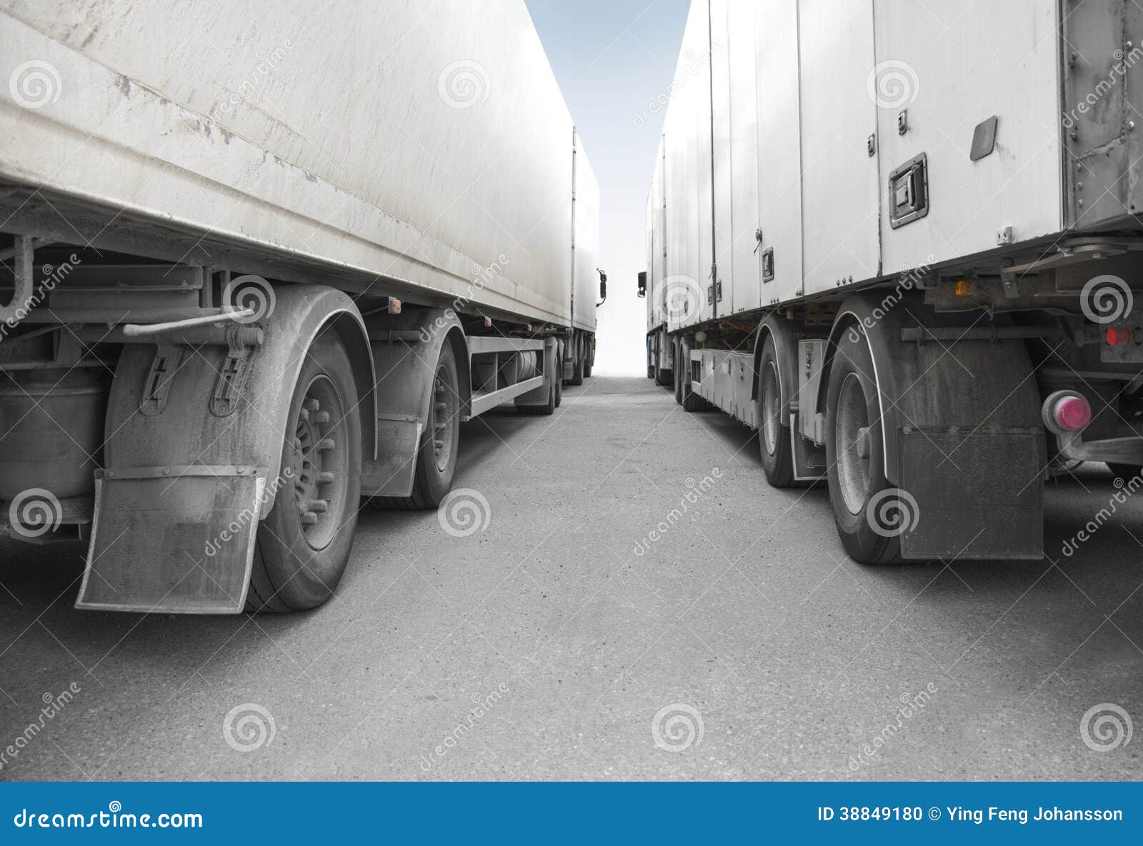 Two big trucks stock photo. Image of road, traffic, truck - 38849180