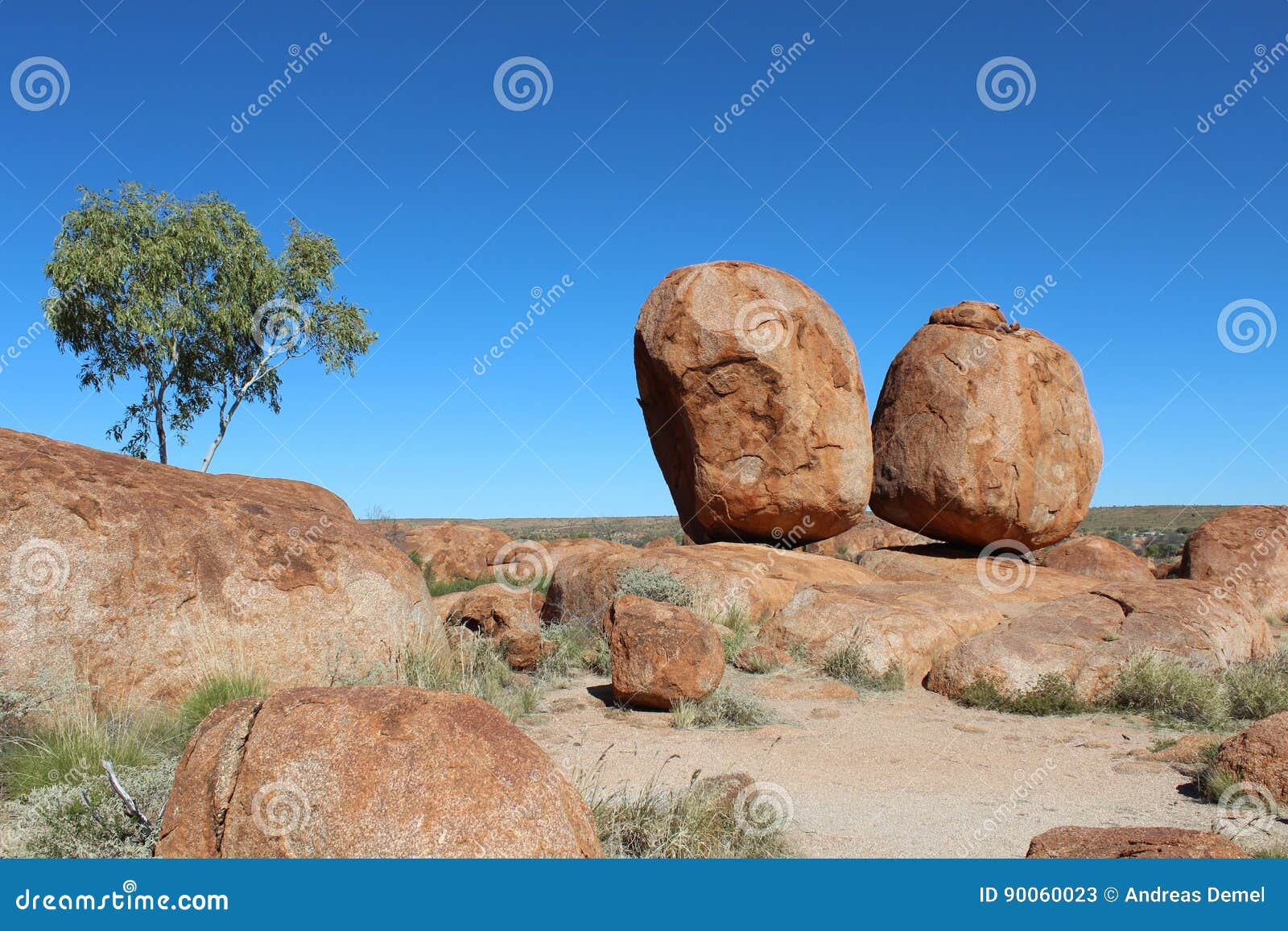 Rounded Red Boulders In Wilsons Promontory - Squeaky Beach Royalty-Free ...