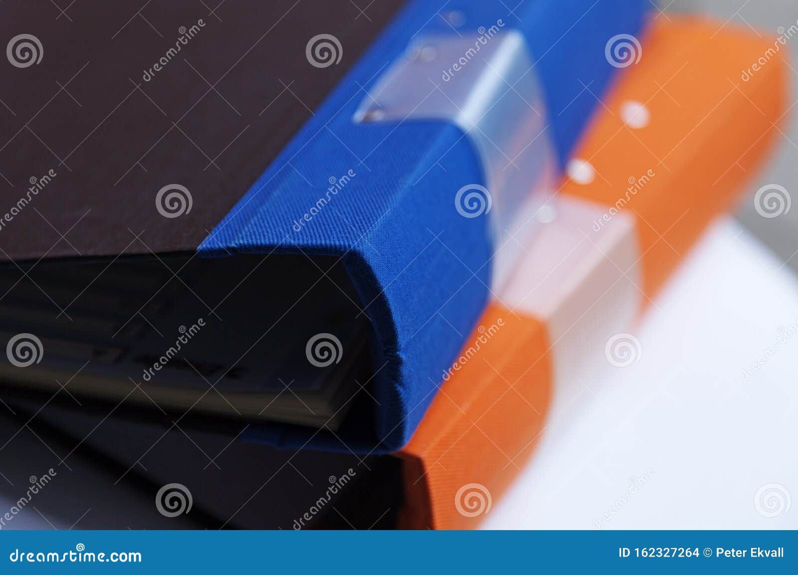 Two Binders Lying On The Office Table Stock Photo | CartoonDealer.com ...