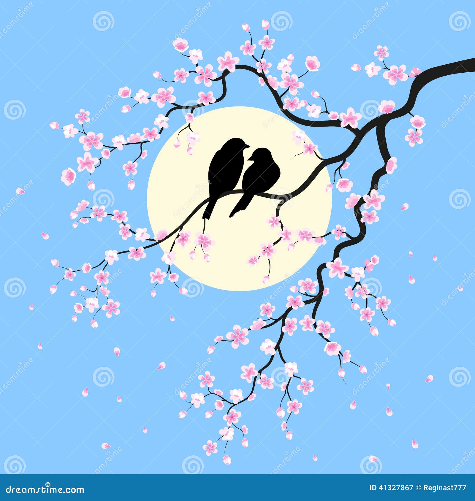 Two birds stock vector. Illustration of backgrounds, holidays - 41327867 Two birds stock vector. Illustration of backgrounds, holidays - 41327867