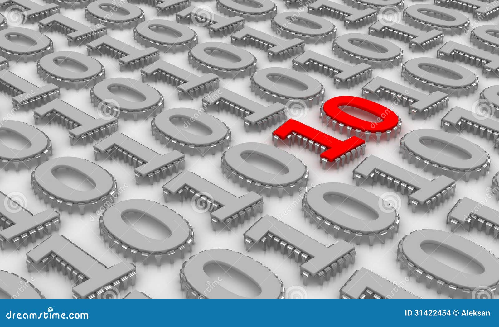 Two Bits stock illustration. Illustration of computers - 31422454