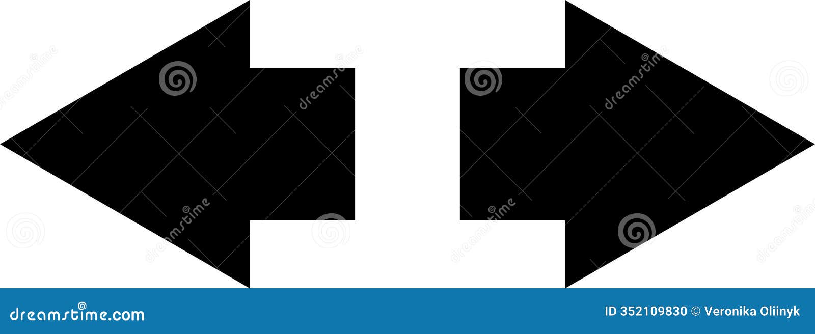 Opposite Paths To Goal. Different Approach, Two Businessman Running To ...