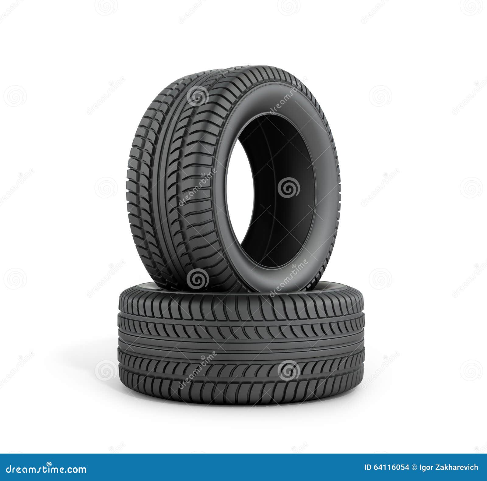 Two black rubber tires stock illustration. Illustration of group - 64116054