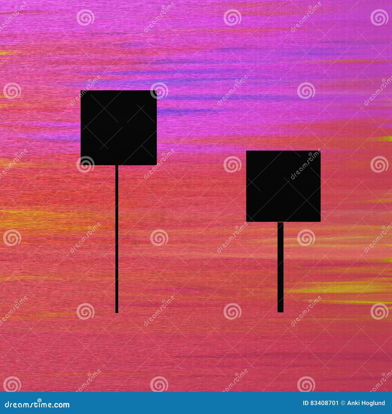 Two black signs stock image. Image of light, brushed - 83408701