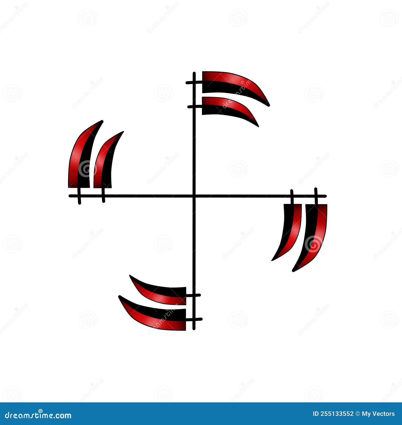 Bladed Cross Scythe Stock Illustrations – 2 Bladed Cross Scythe Stock ...