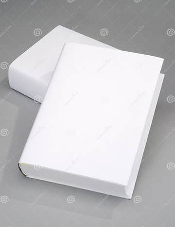Two Blank book cover stock image. Image of single, media - 13646347