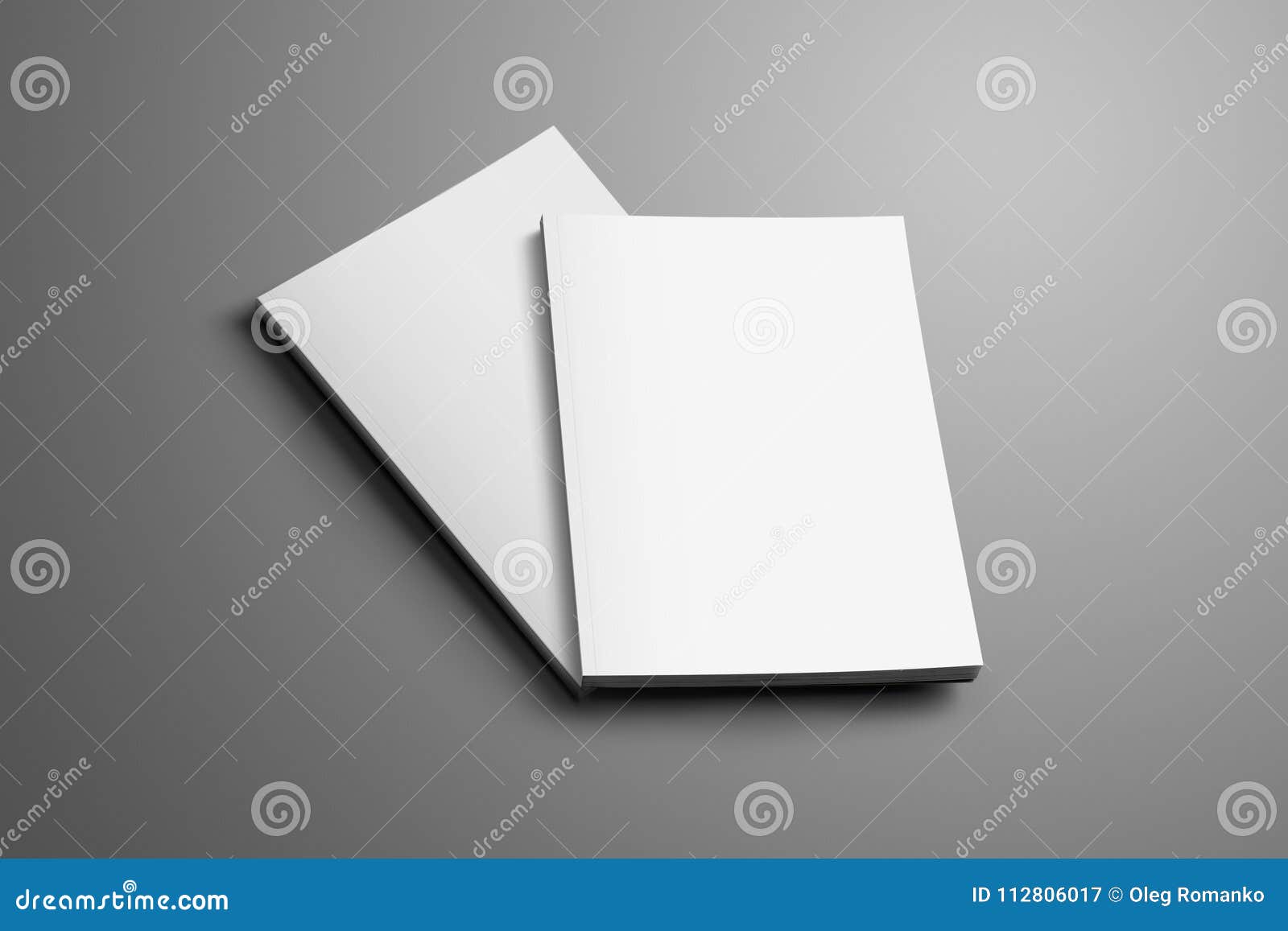 Blank Closed Magazine Newspaper Vector Mockup Magazine Template Vector ...