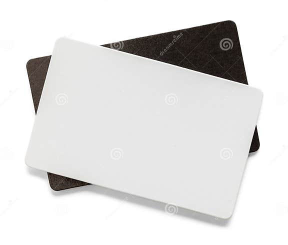 Two Blank Gift Cards stock photo. Image of white, cards - 295728480
