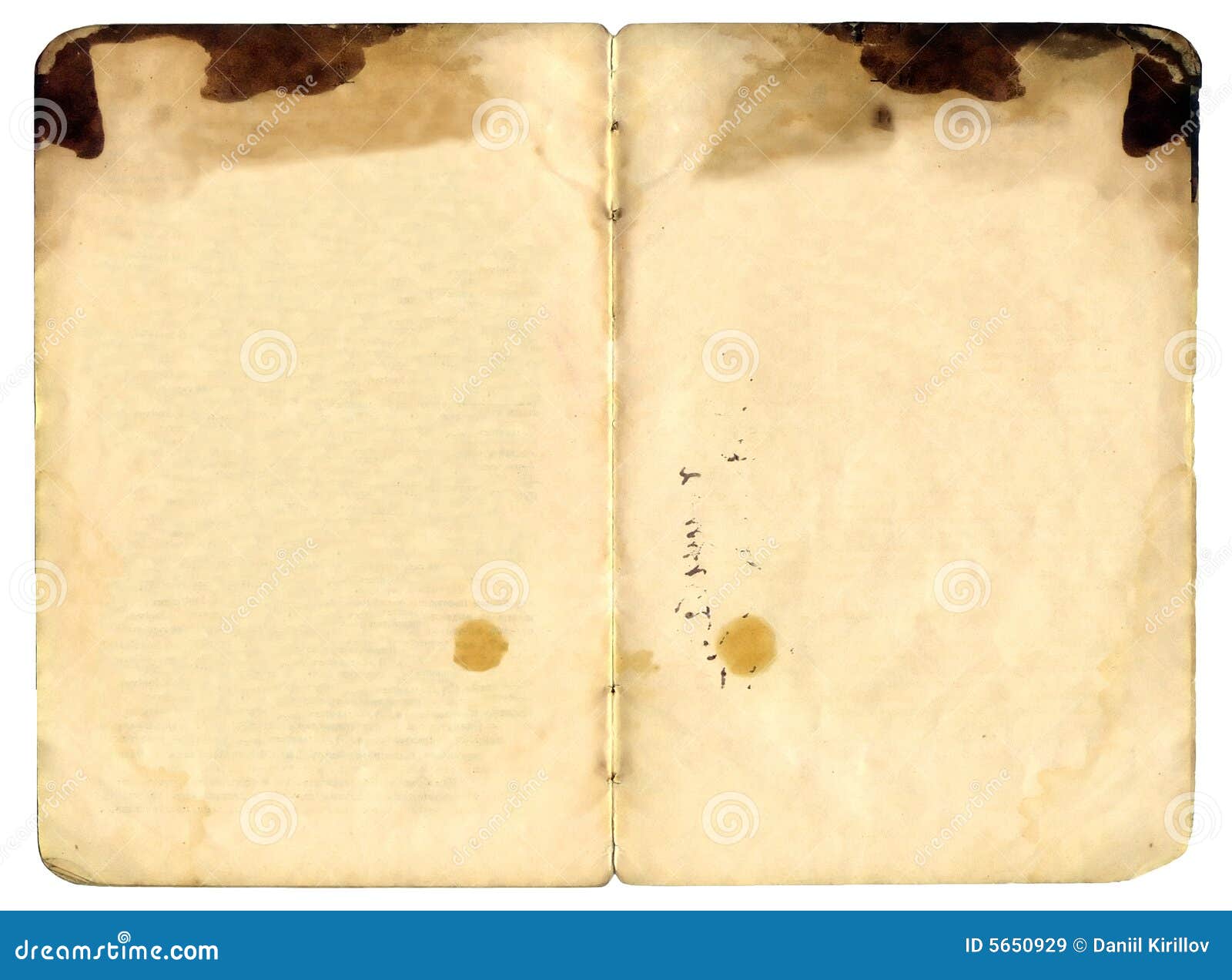 Two Blank Pages in Old Book Stock Image - Image of grunge, colors: 5650929