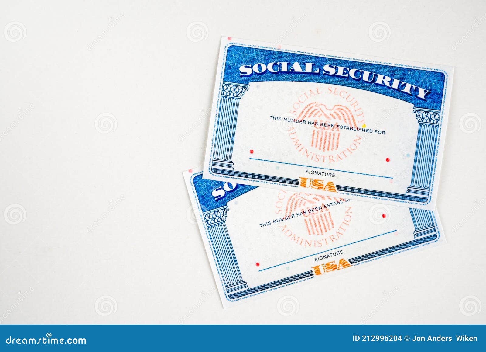 Social Security Card Blank On A Smartphone. The Social Security ...