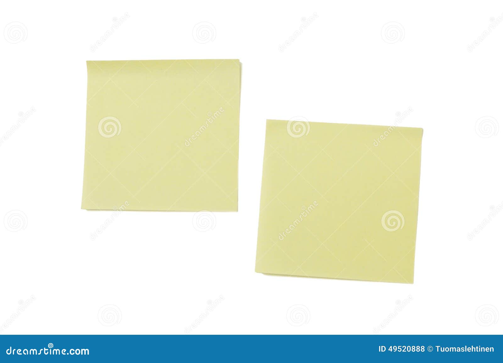 Two Post-it Notes With Handwritten HAVE A NICE DAY Royalty-Free Stock ...