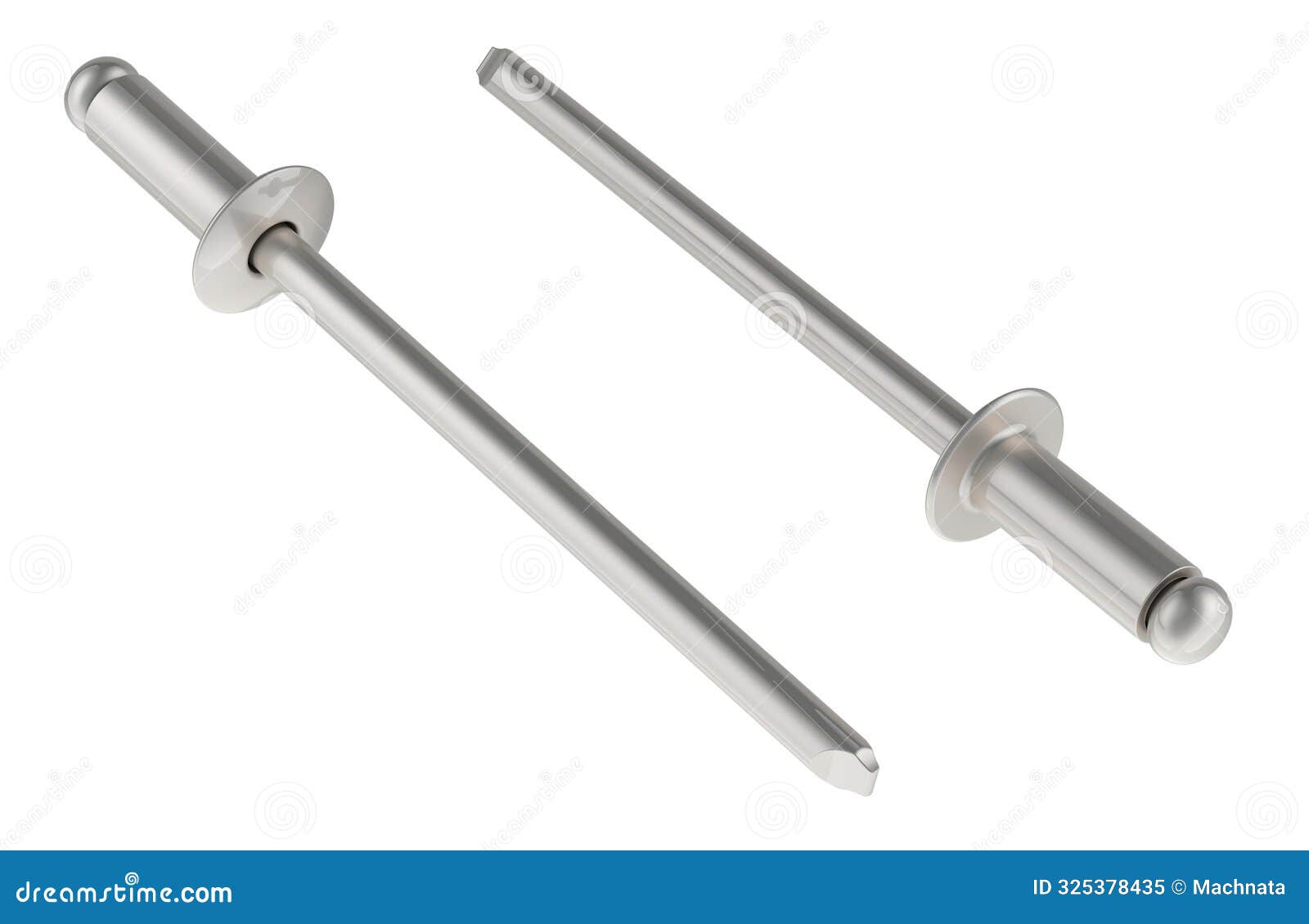 Blind Rivet Behind Magnifying Glass Stock Image | CartoonDealer.com ...