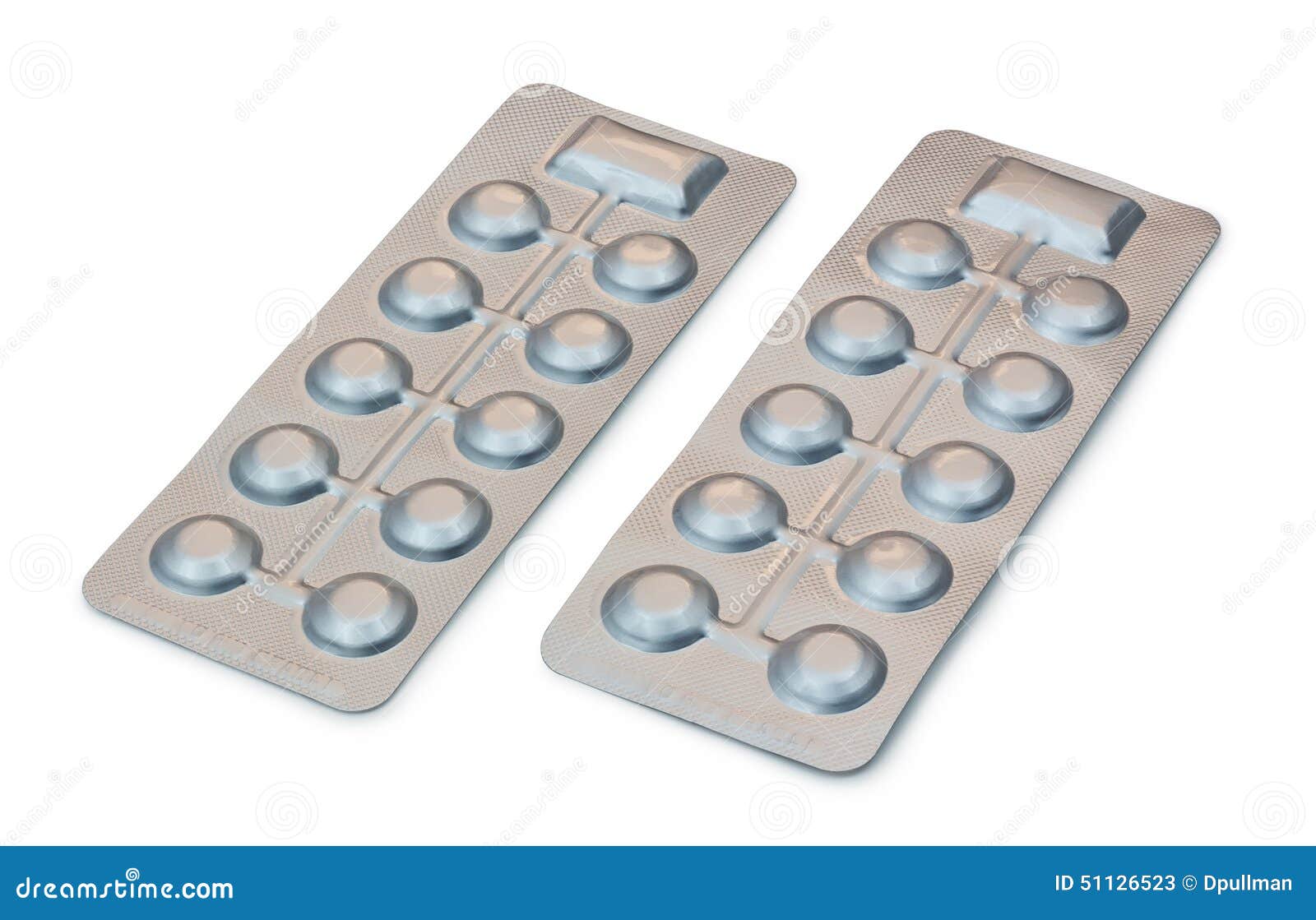 Two Blister Packets of Pills Stock Image - Image of prescription, drug ...