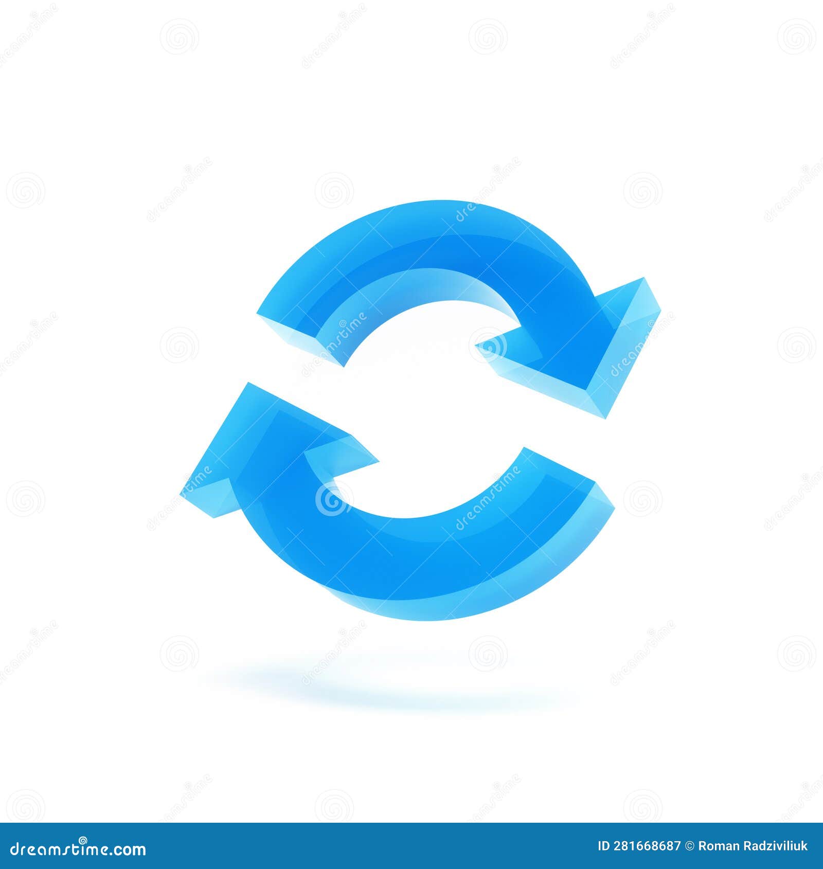 Revolving Arrows Infographic Vector Illustration | CartoonDealer.com ...