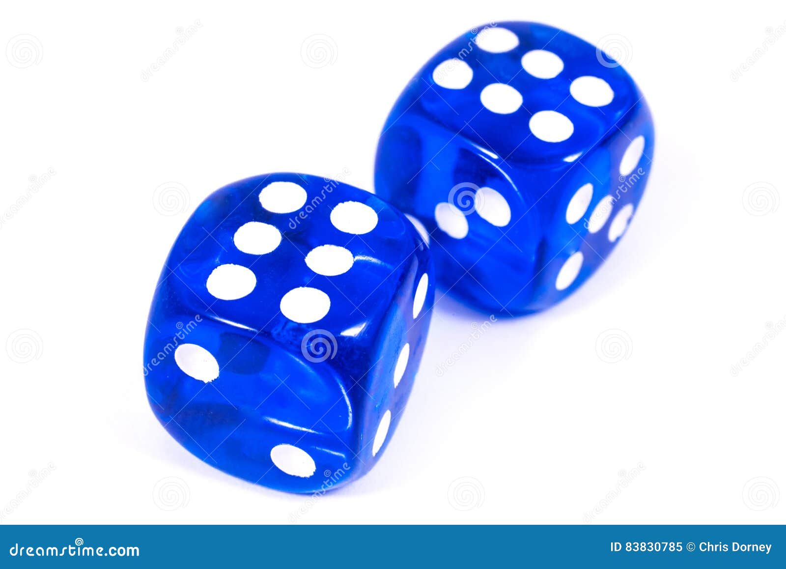 Two Blue Dice stock image. Image of colored, cube, games - 83830785