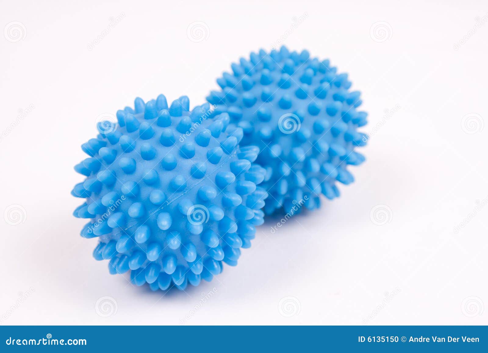Two Blue Spiked Balls Stock Photography | CartoonDealer.com #5677562