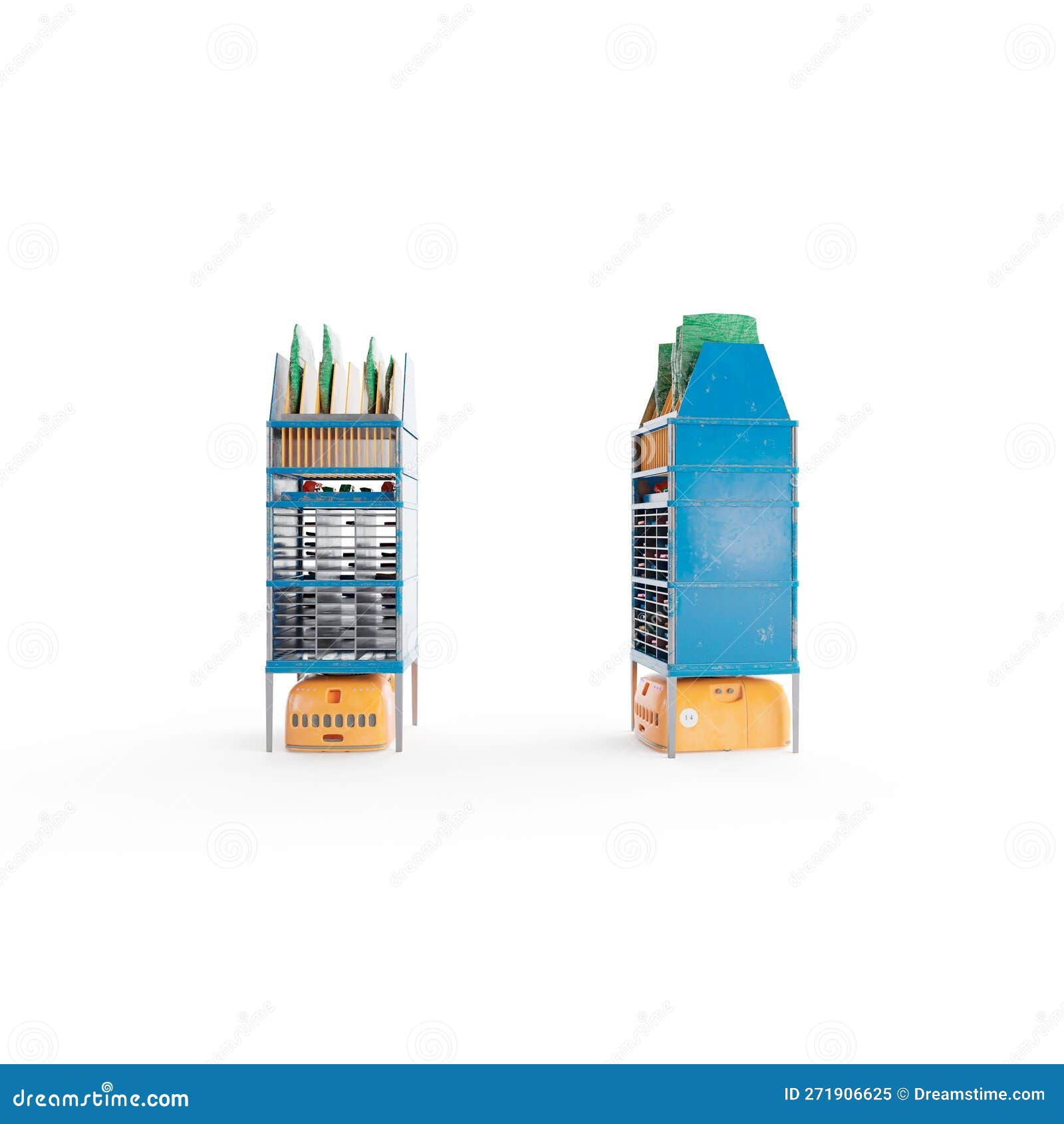 Blue Awl Tool With Wooden Handle Icon Isolated On Transparent ...