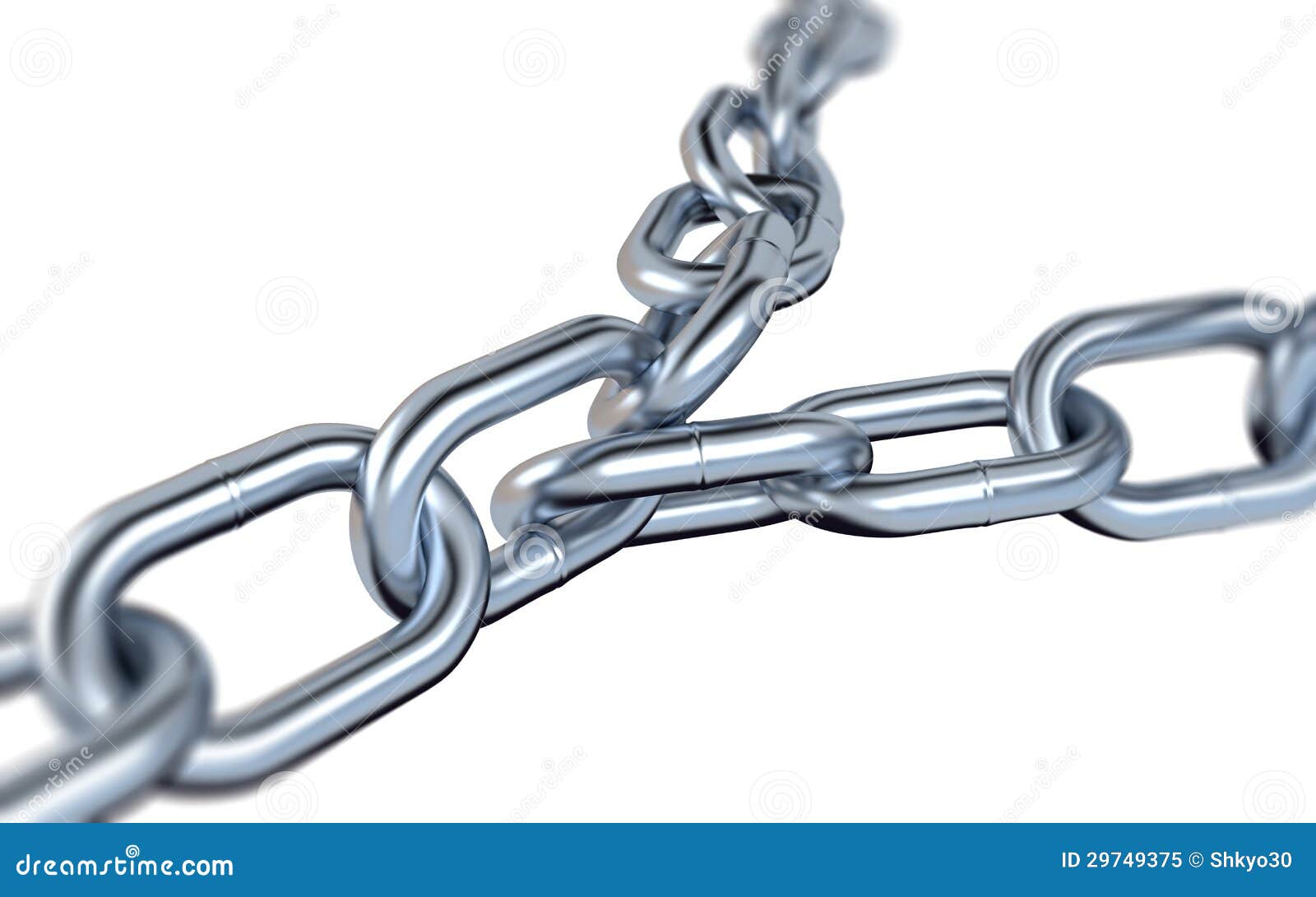 Two Blurred Metallic Chains Stock Illustration - Illustration of metal ...