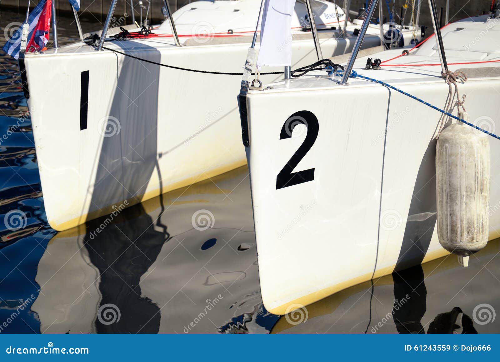 Two boat stern stock image. Image of nautical, pulley - 61243559