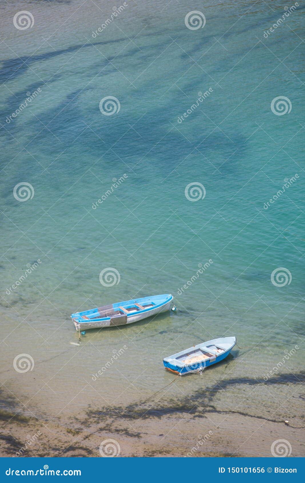 Two Boats Floating on Blue Water Stock Photo - Image of boats, travel ...