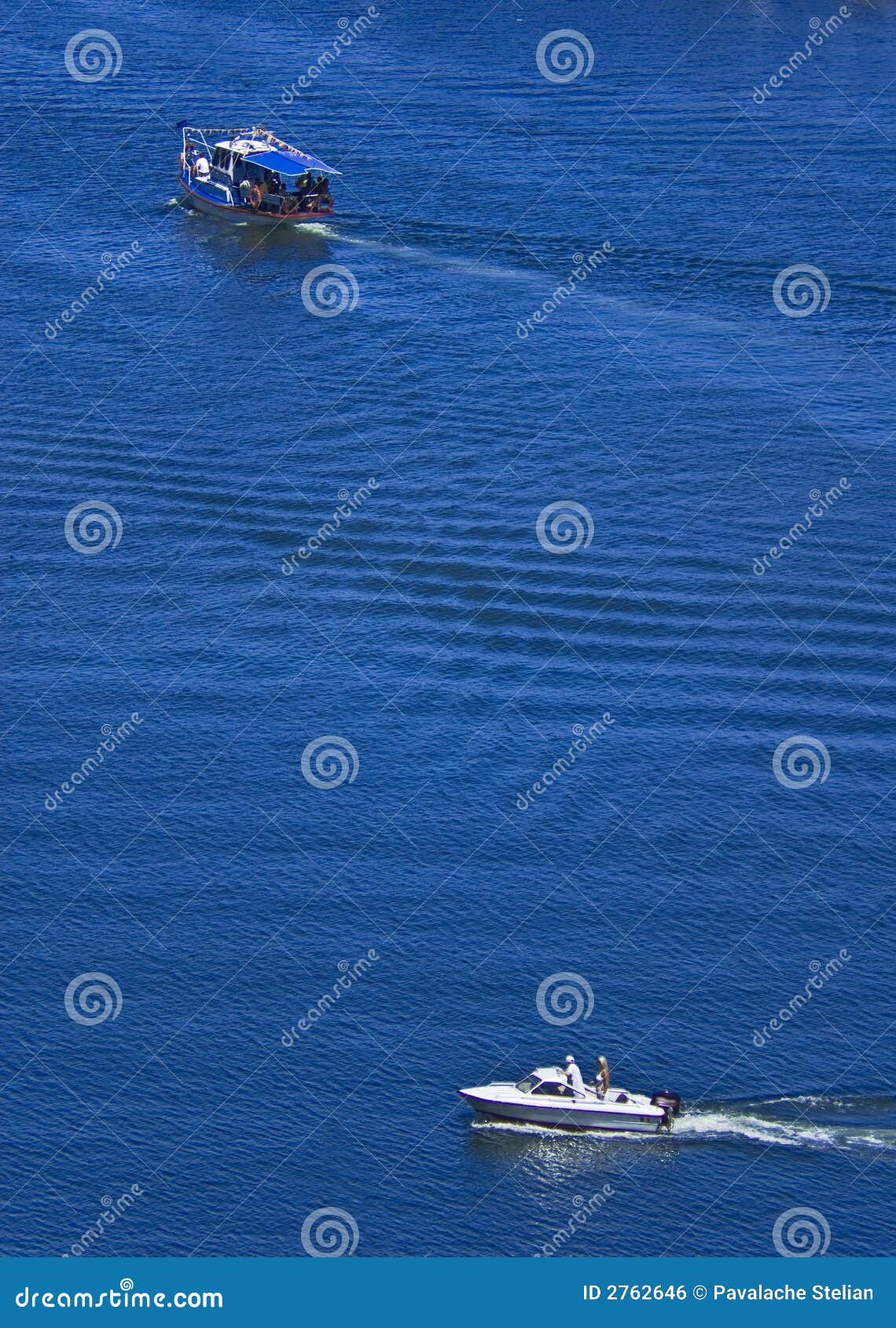 Two boats on the sea stock photo. Image of waves, transport - 2762646