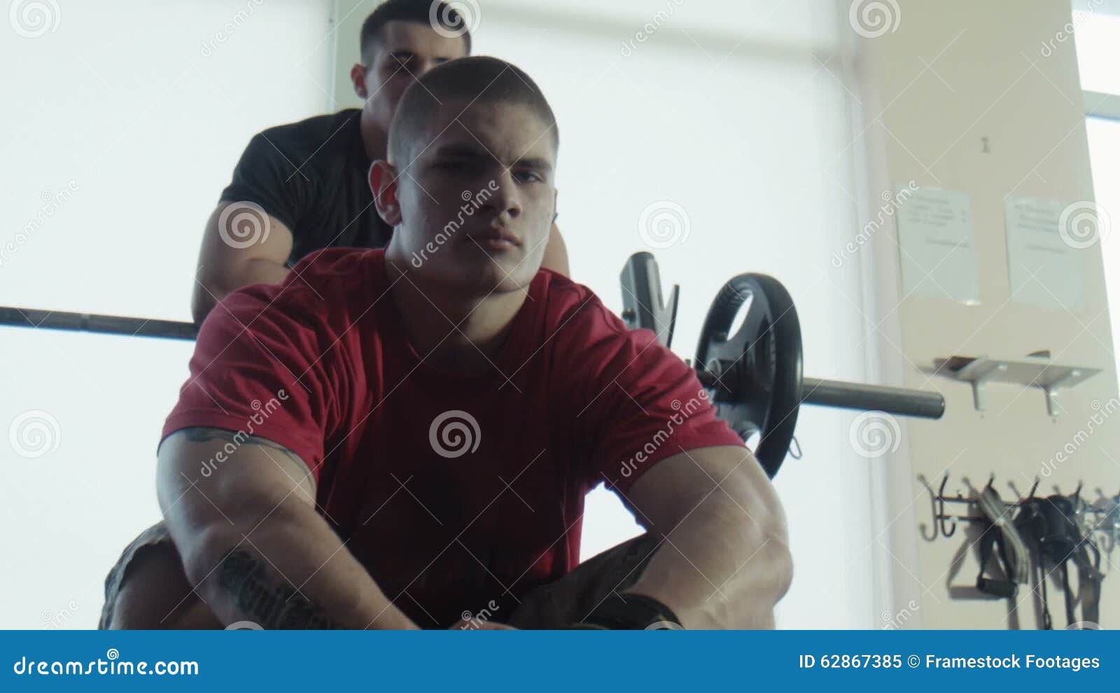 Two Bodybuilders Look in the Camera Stock Video - Video of athlete ...