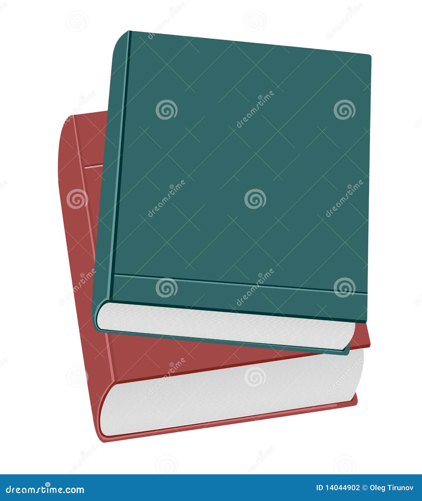Two books stock vector. Illustration of brown, books - 14044902