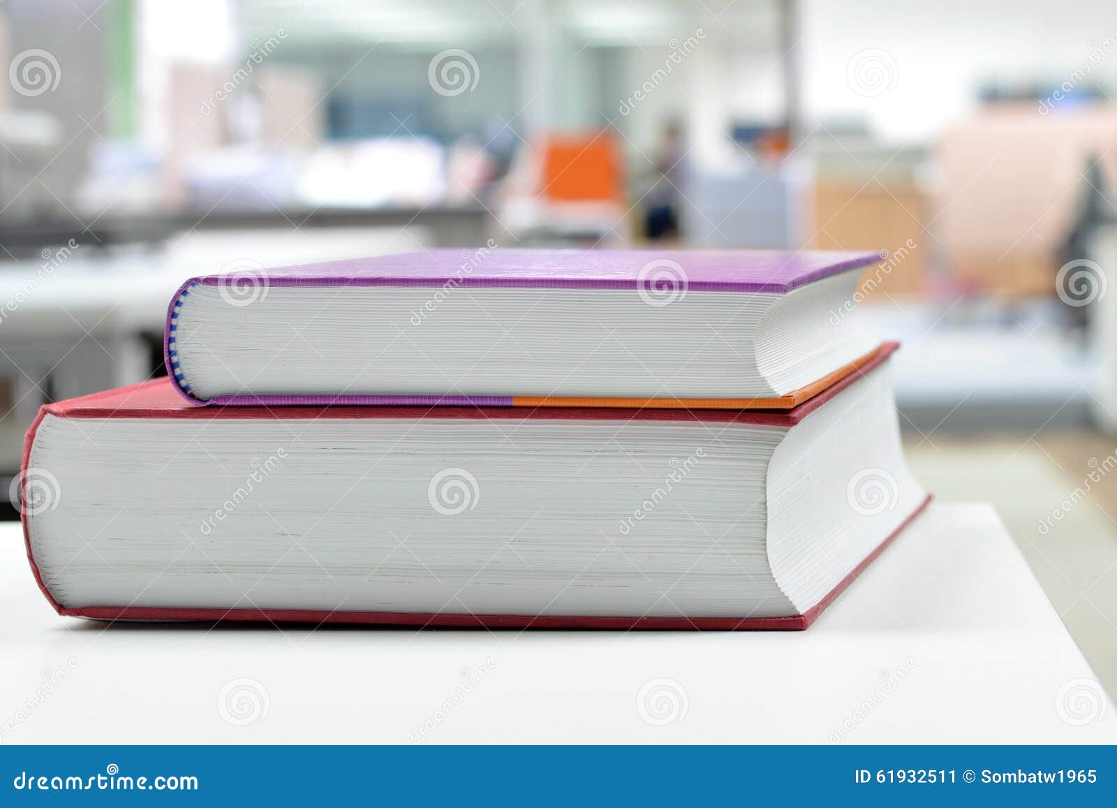 Two Books on desk stock image. Image of occupation, information - 61932511