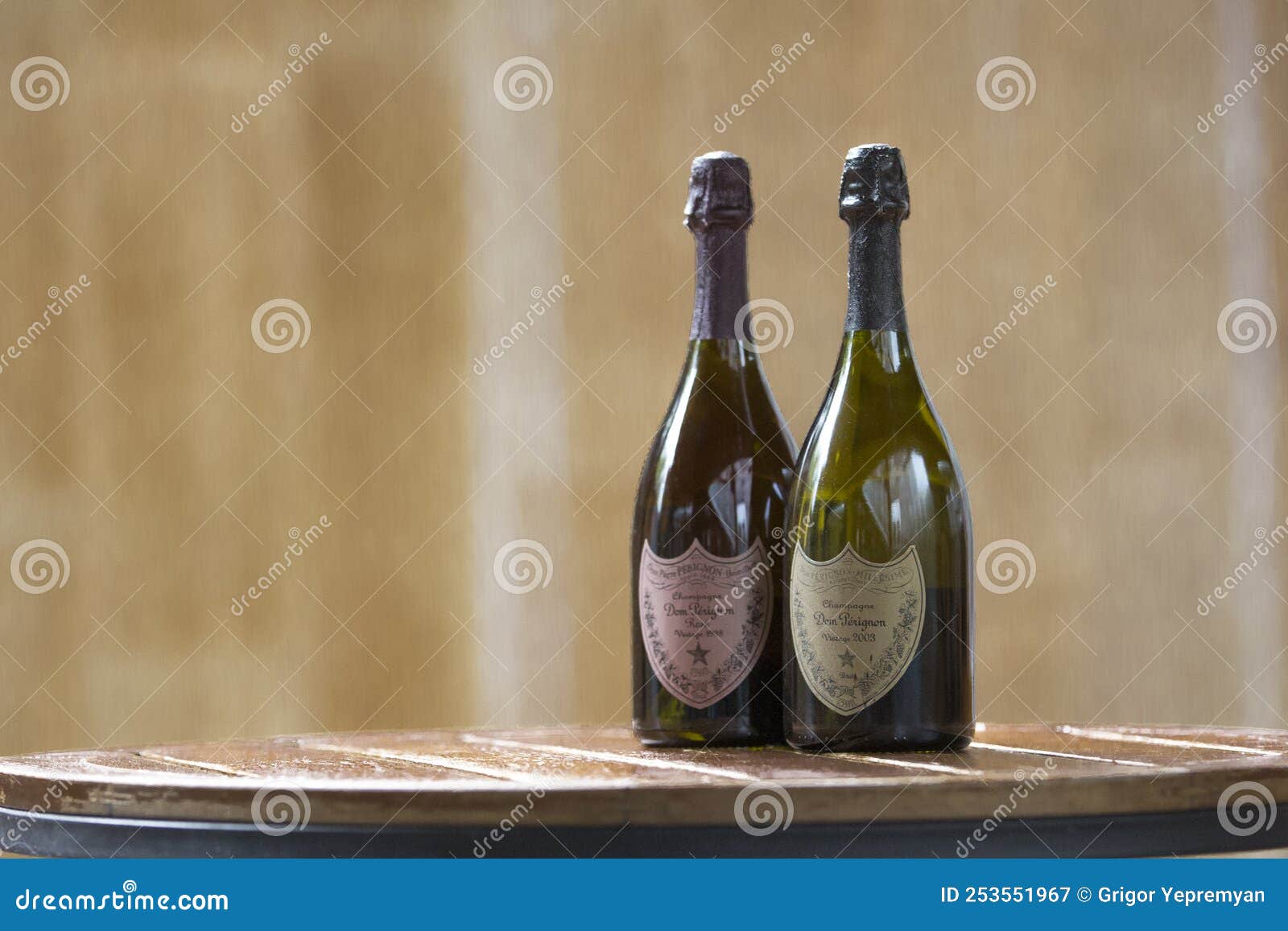 Two Bottles of Don Perinjon Editorial Photography - Image of queens ...