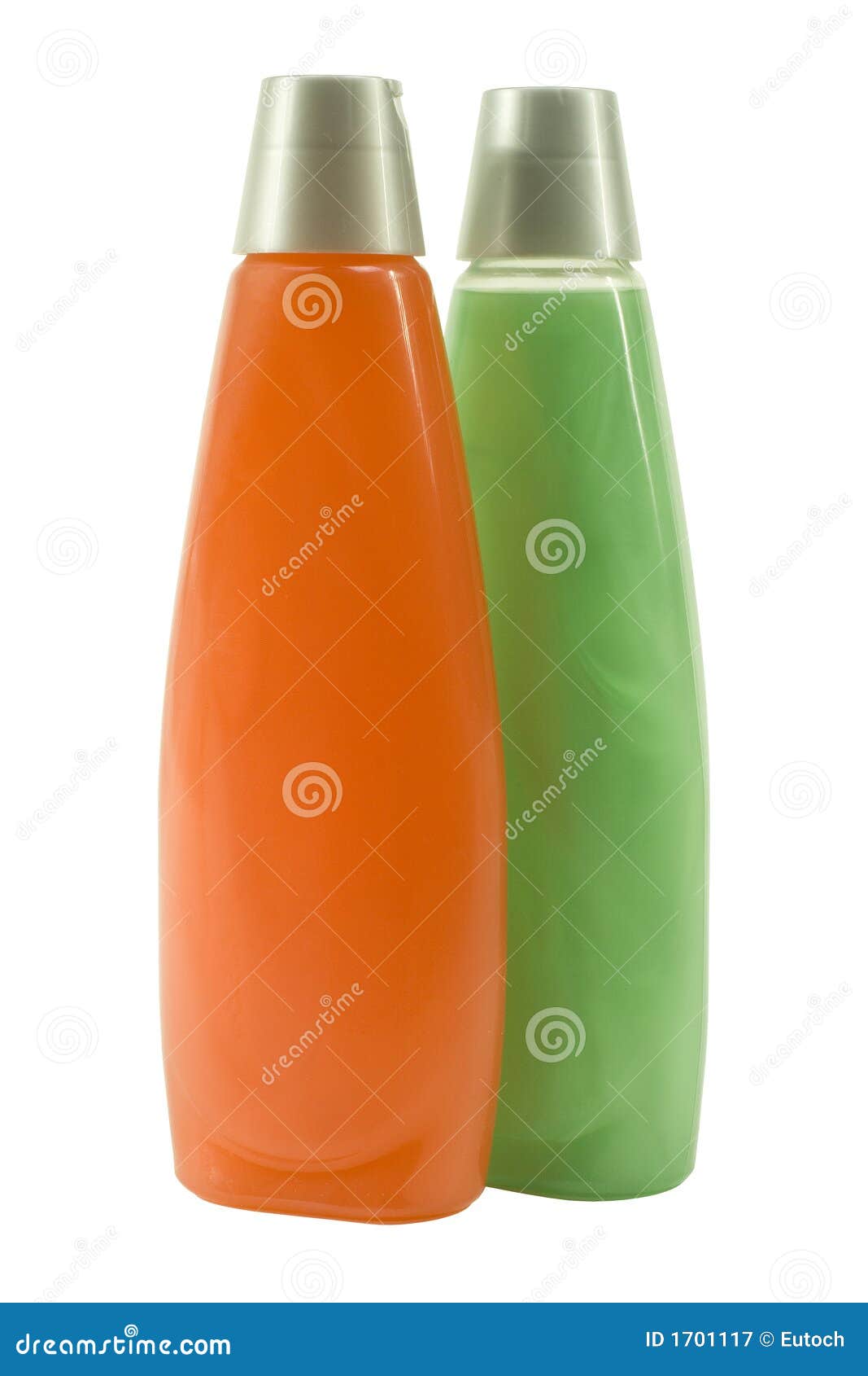 Two Bottles of Shampoo stock image. Image of conditioner - 1701117