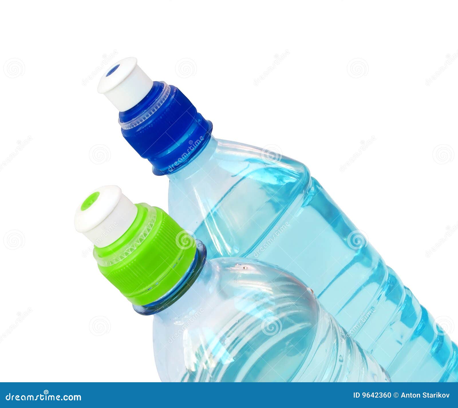 Two bottles of water stock photo. Image of activity, health - 9642360