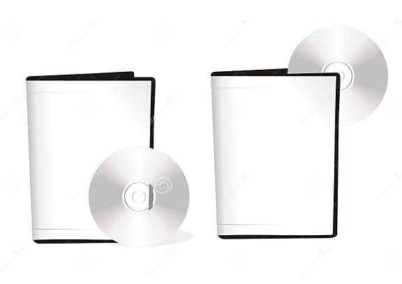 Two boxes with dvd disks stock vector. Illustration of customize - 3278391
