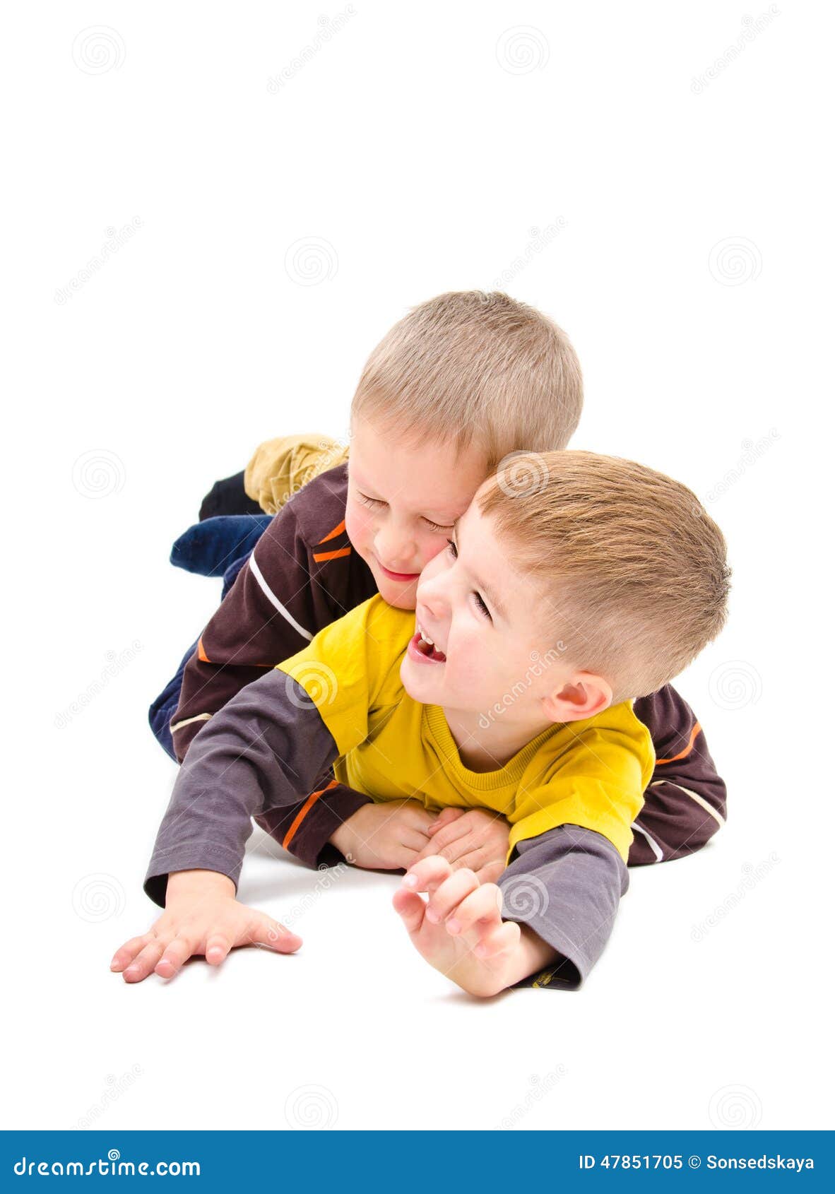 Two Boys Having Fun In Aquapark Royalty-Free Stock Photo ...