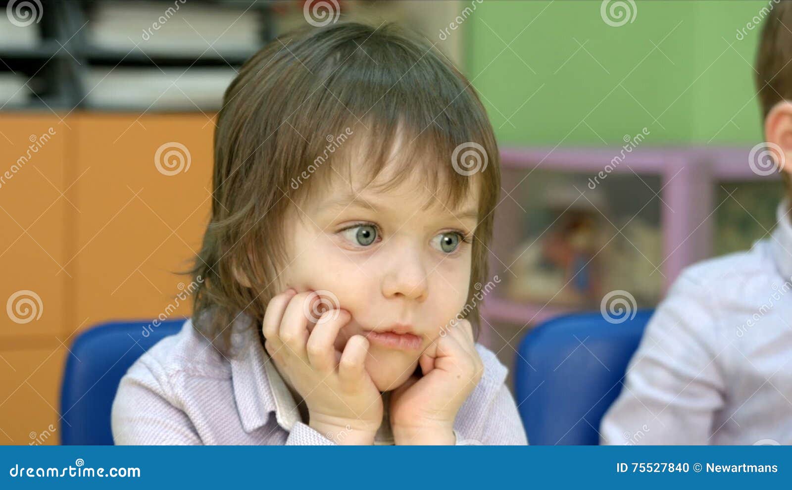 Two Boys Staring at Something Stock Footage - Video of teaching ...