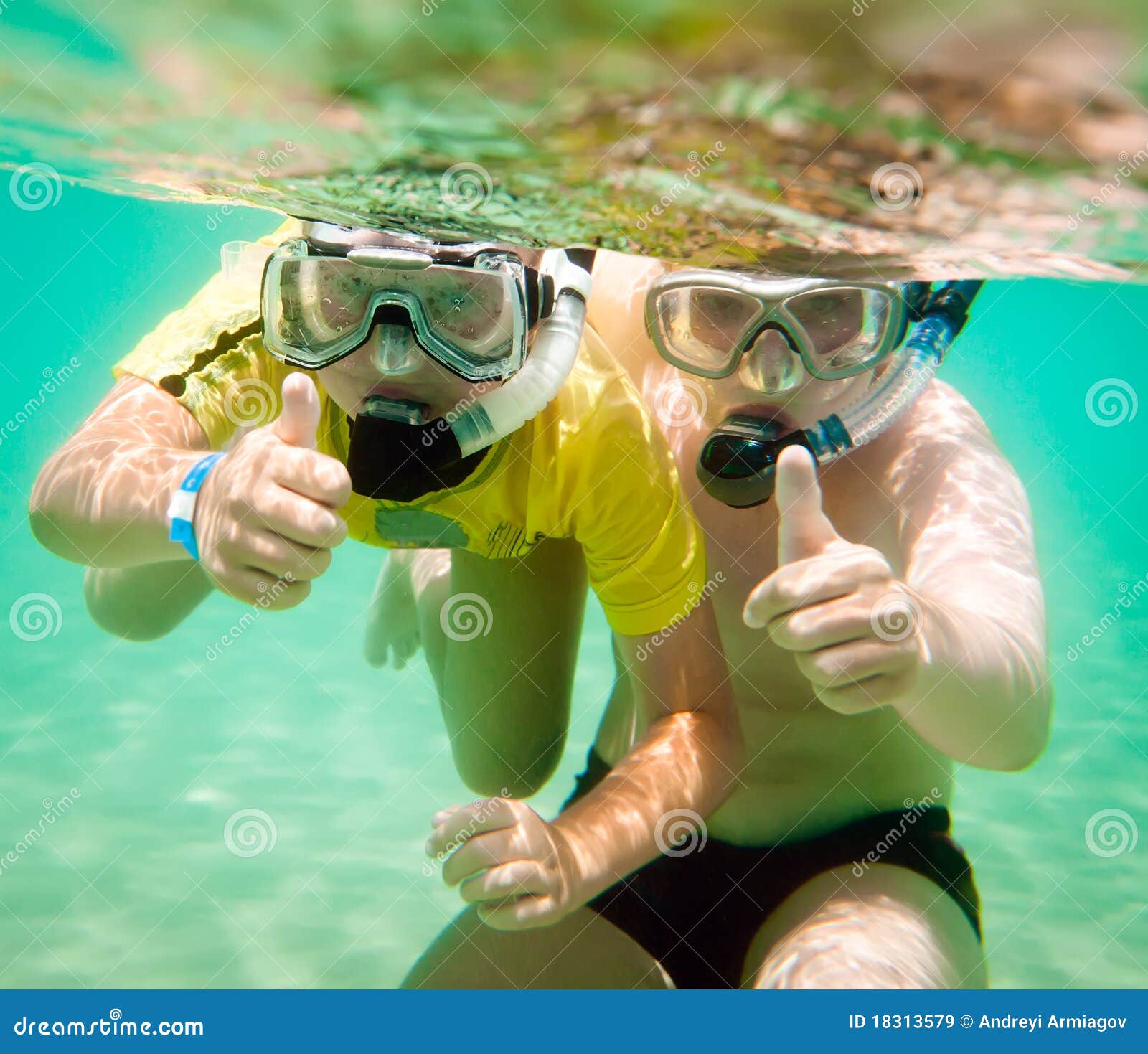 Two boys underwater stock image. Image of square, person - 18313579