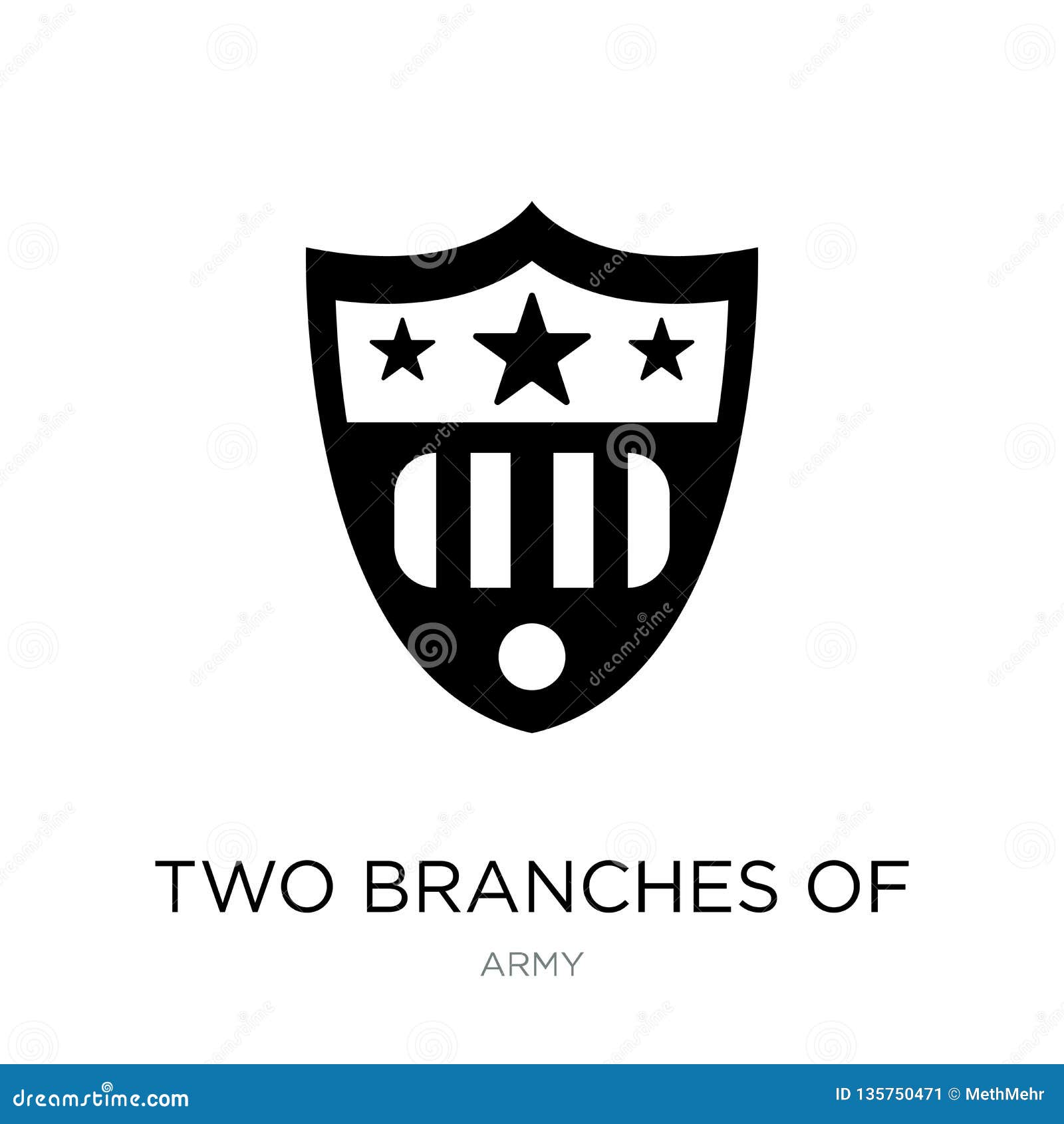 Two Branches of Frame Icon in Trendy Design Style. Two Branches of ...