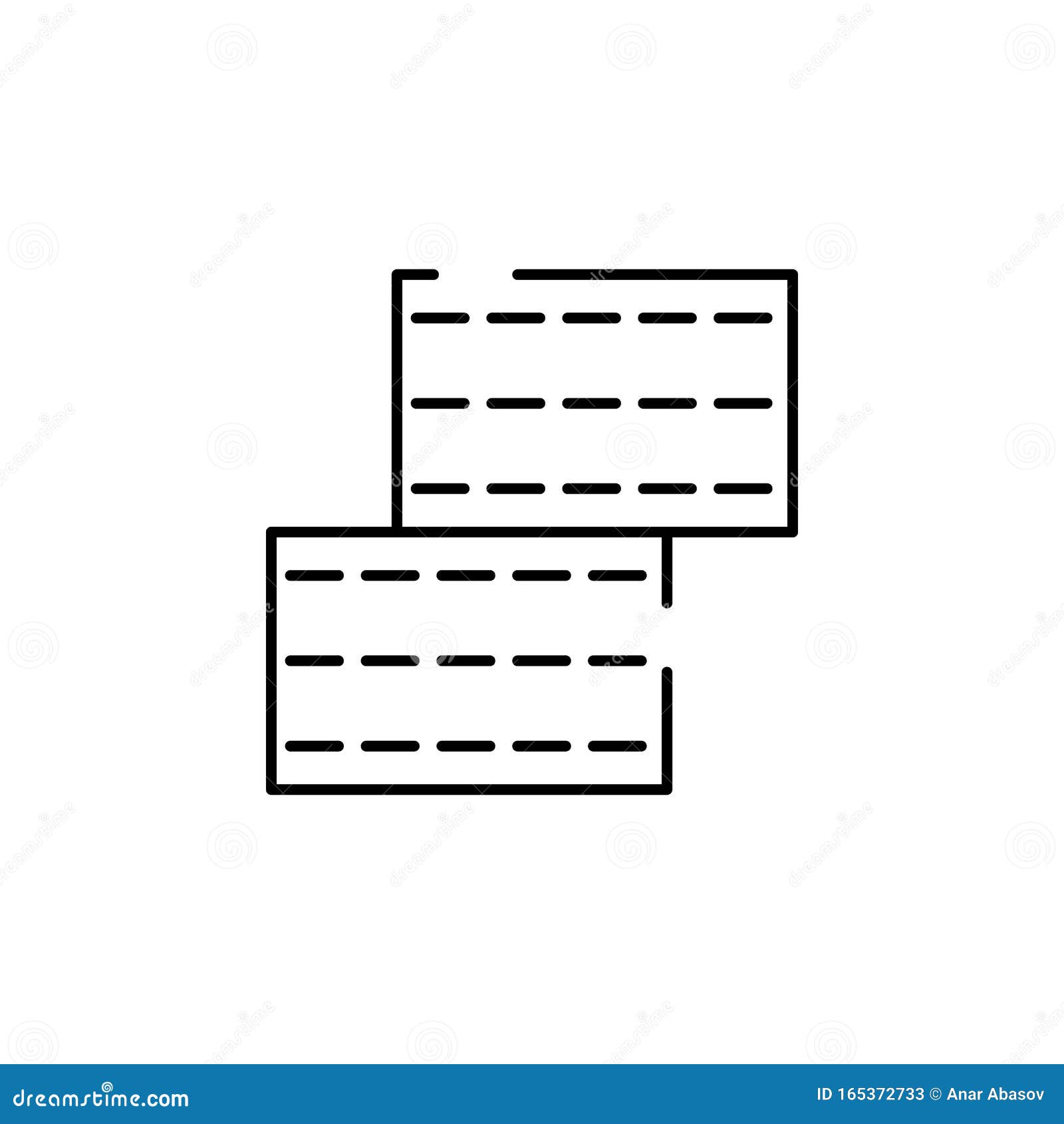 Two Bricks Icon. Element of Construction for Mobile Concept and Web ...