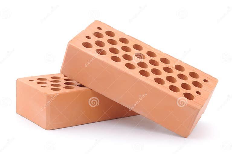 Two bricks stock photo. Image of brick, objects, fired - 34569506