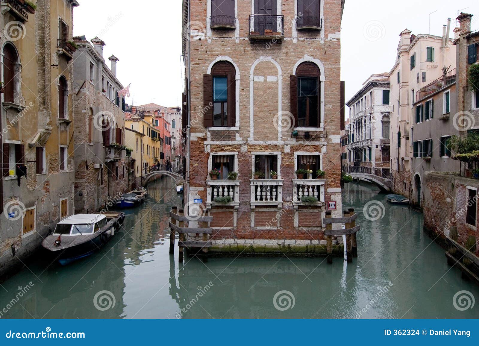 Two Bridges stock photo. Image of windows, italian, venice - 362324
